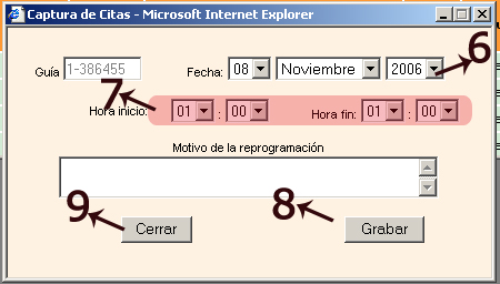 Manual Reprogramar Citas